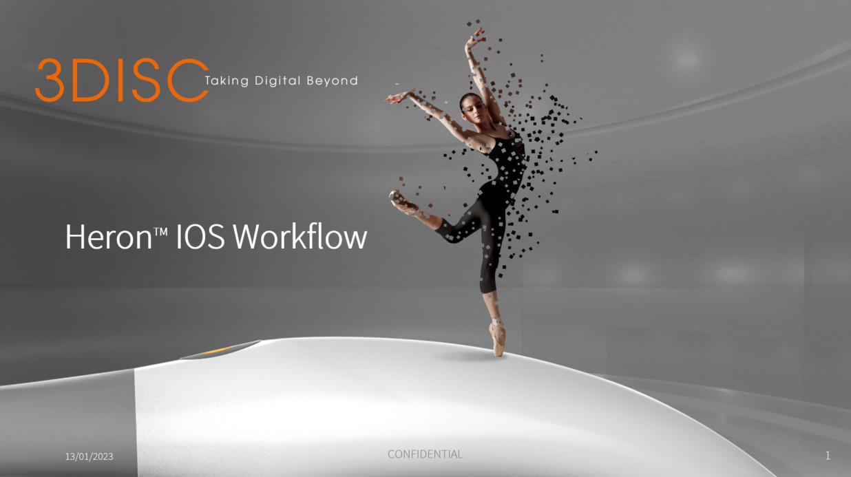 The 3DISC™ IOS Workflow - 3DISC Online Help